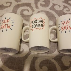 Dining | Porcelain 3pc Mug Set | Poshmark